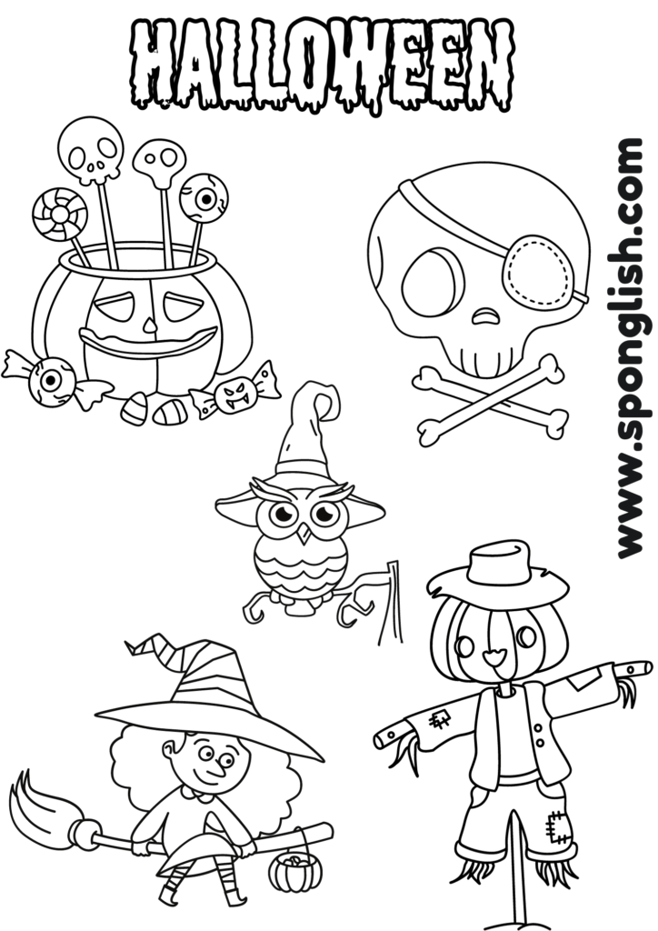 Vocabulario de Halloween en inglés - 70 palabras + ejemplos